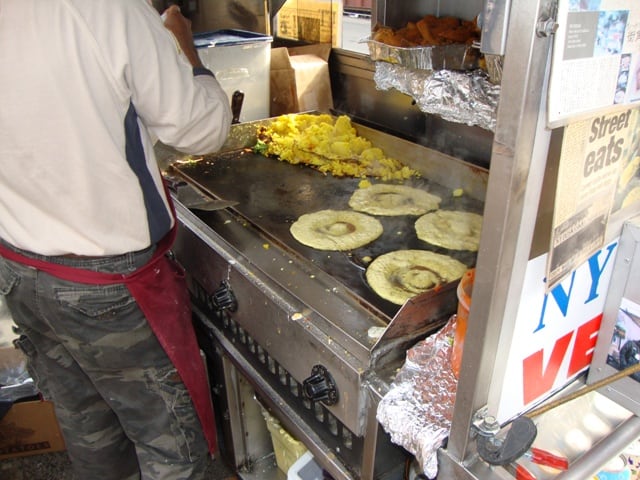 TODAY'S LUNCH: SPECIAL PONDICHERRY DOSA FROM THE NY DOSA CART - New ...