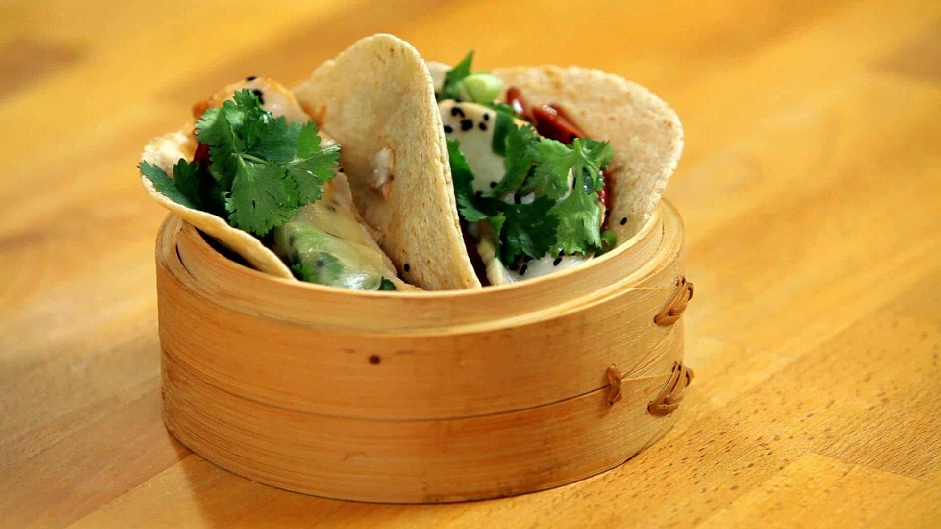 Tasting Japanese Tacos & Nacho Tots at Domo Taco - New York Street Food