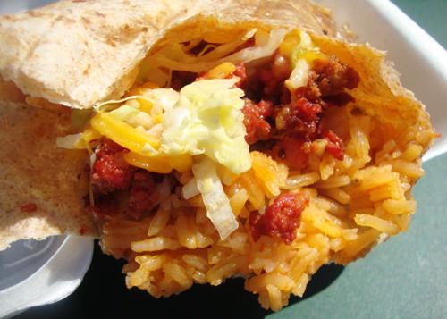 Eating This Chorizo Burrito Was Tricky - New York Street Food
