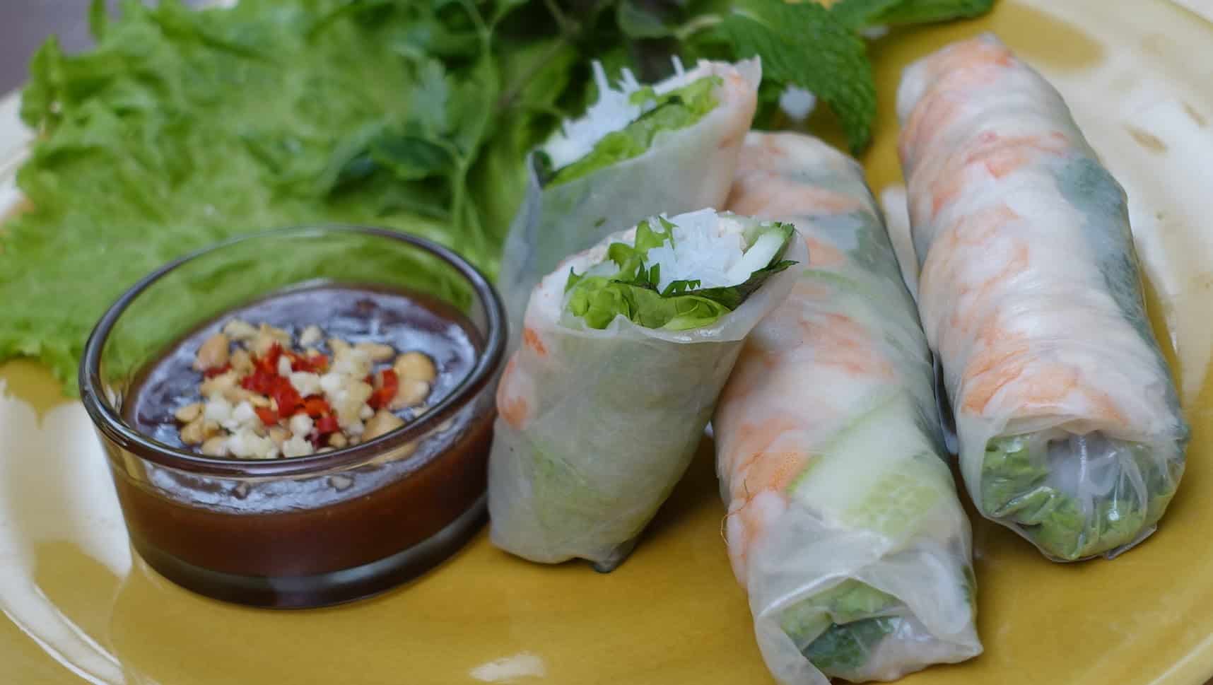 Tasting Vietnamese Spring Rolls In Asheville - New York Street Food